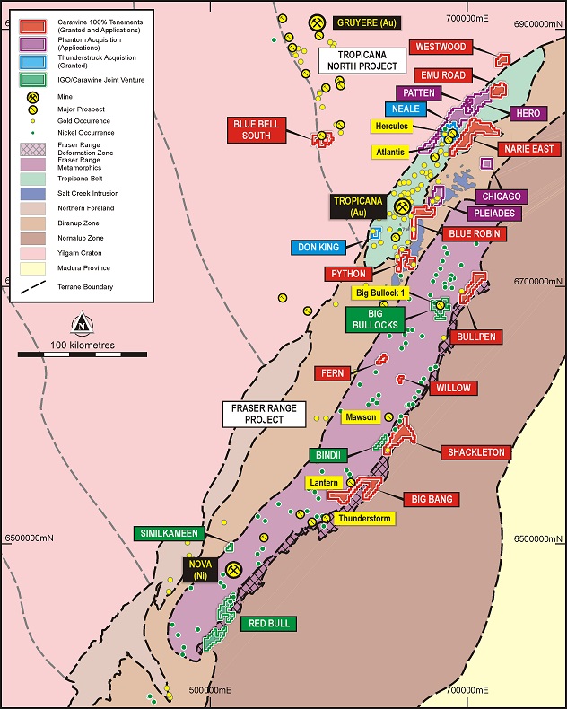 Projects | Carawine Resources Limited